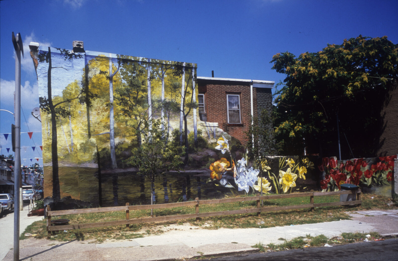 Landscape with Flower - Mural Arts
