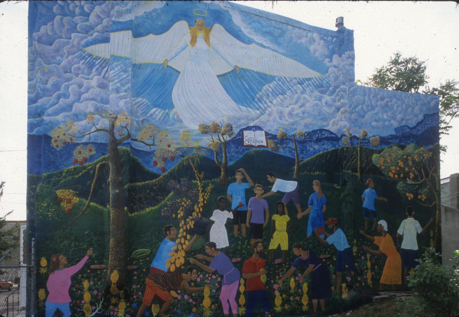 The Angel Coming Down - Mural Arts